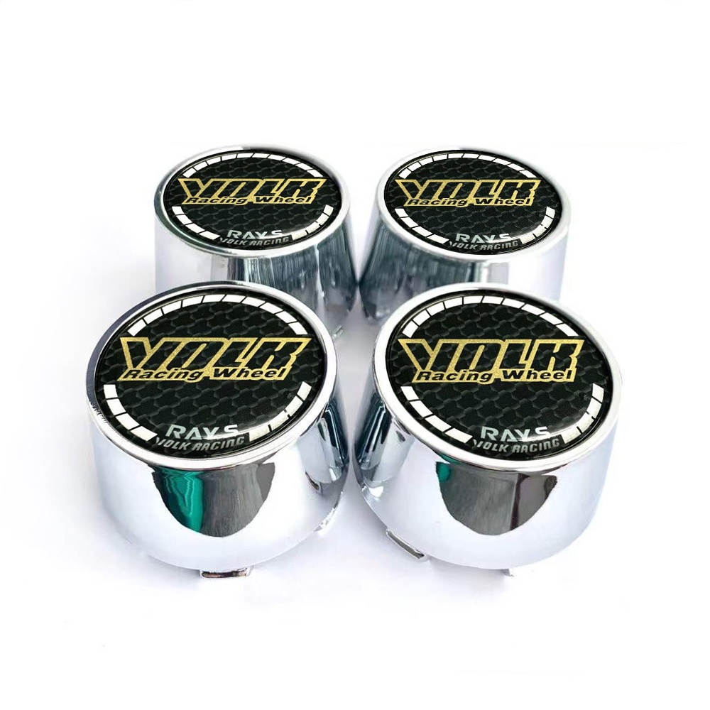 4pcs 64mm RAYS VOLK RACING rim caps Car Wheel Center Caps Gold logo for ...