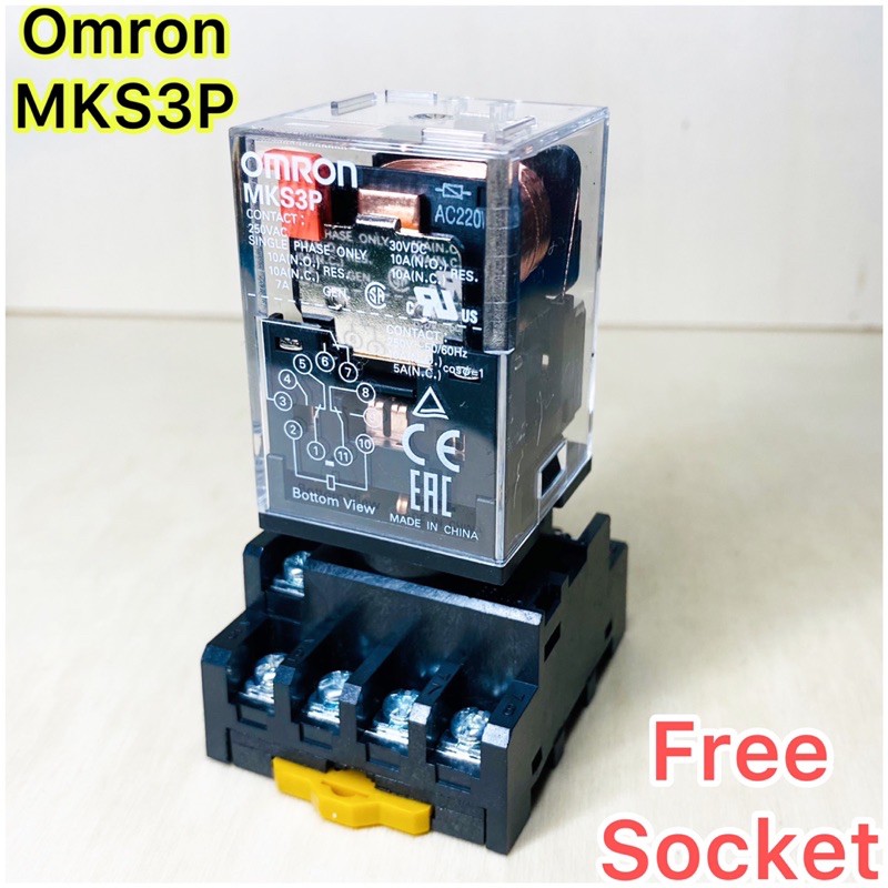 Authentic Omron MKS3P Relay | Shopee Philippines