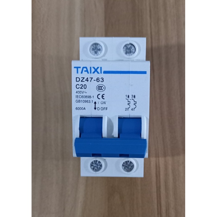 20A AC MCB Miniature Circuit Breaker Taixi Brand | Shopee Philippines