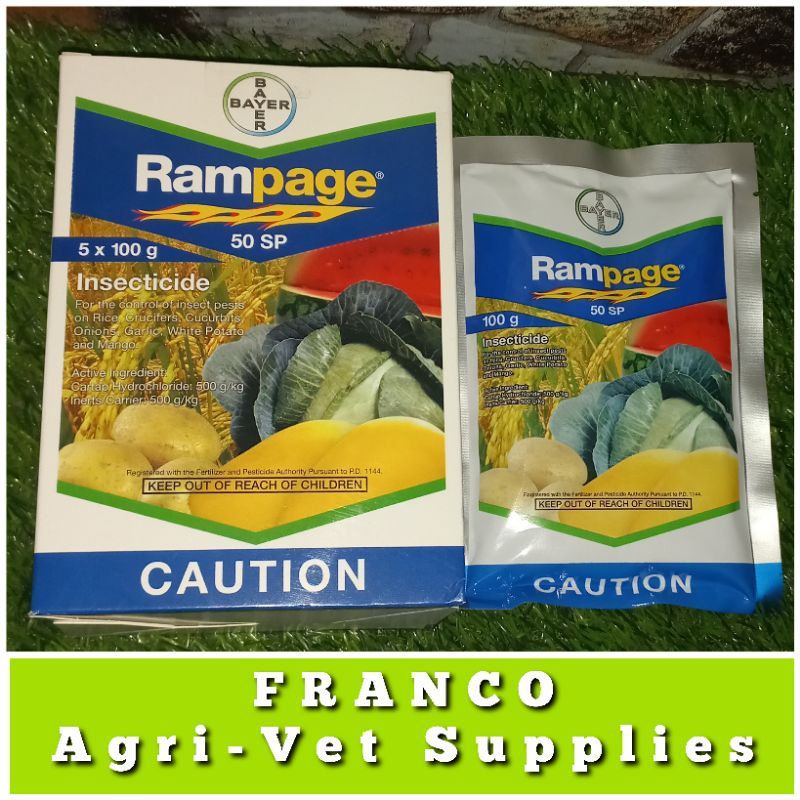 Bayer Rampage 50SP Insecticide | Shopee Philippines