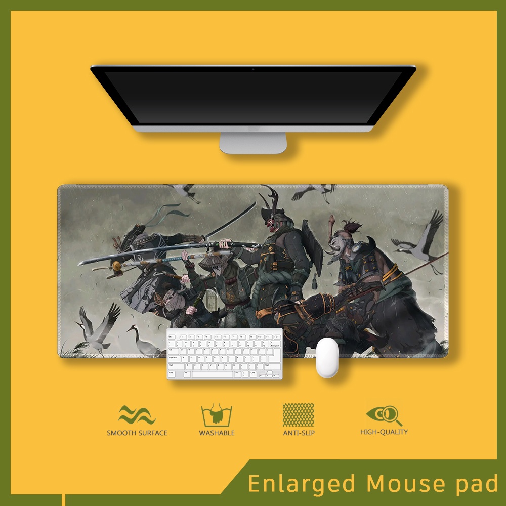 Mask samurai Mouse pad Extended Mousepad Large Gaming Mouse pad ...