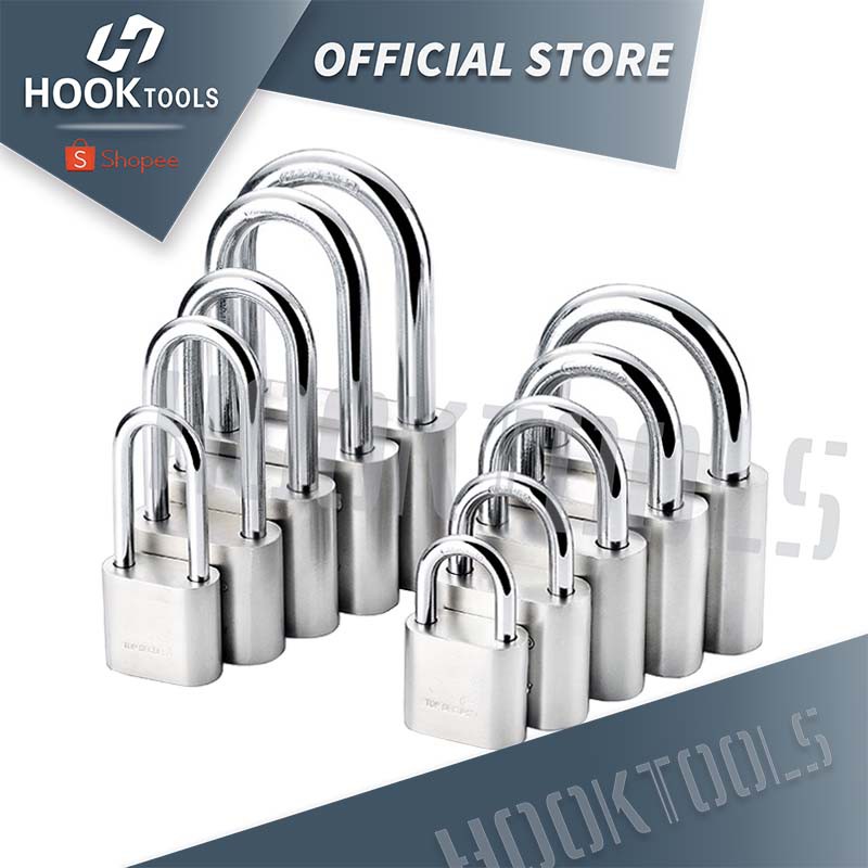 HOOK Tools Heavy-duty Security Stainless Padlock | Shopee Philippines