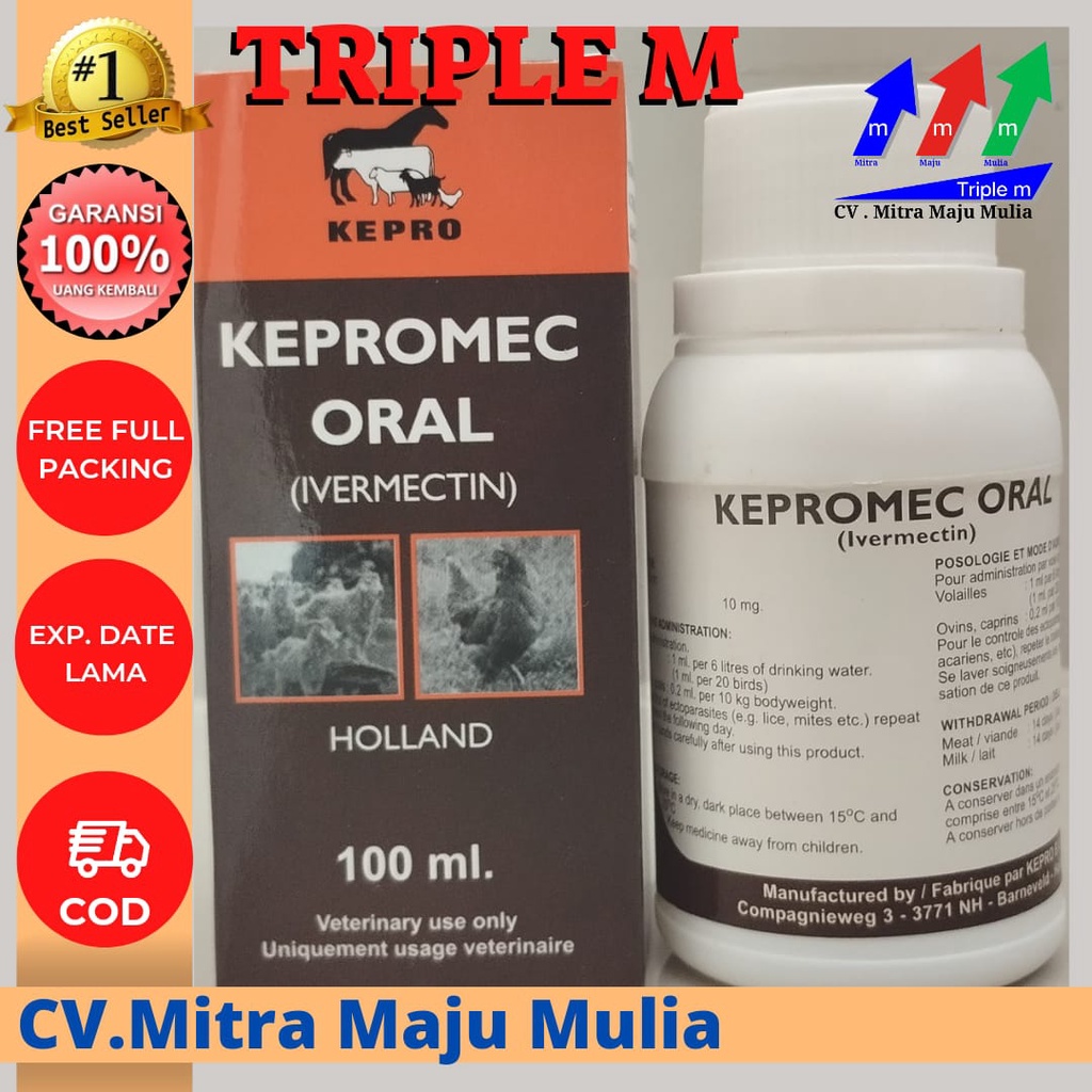 Kepromec oral 100ml scabies Lice Medicine For Pet | Shopee Philippines