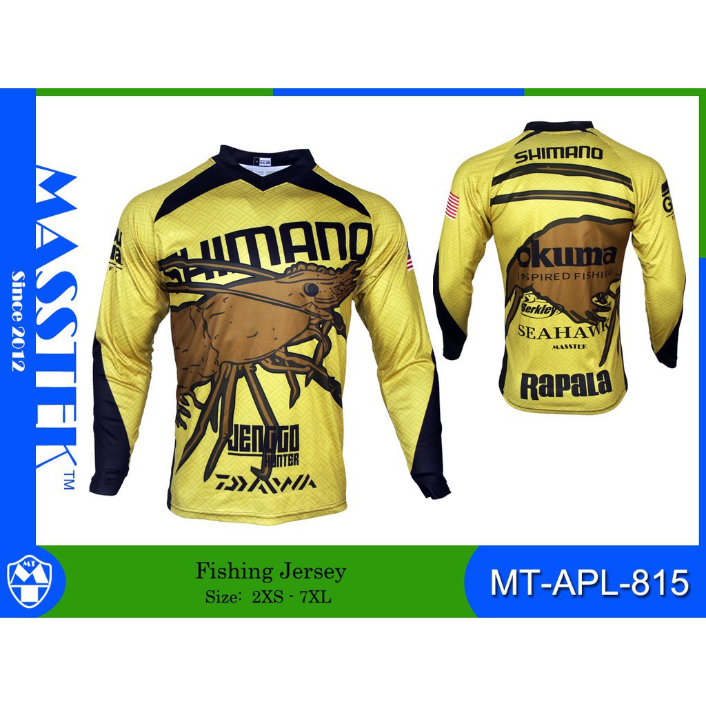 MASSTEK @Johor Fishing Jersey Ikan Memancing Lengan Panjang Fishing ...