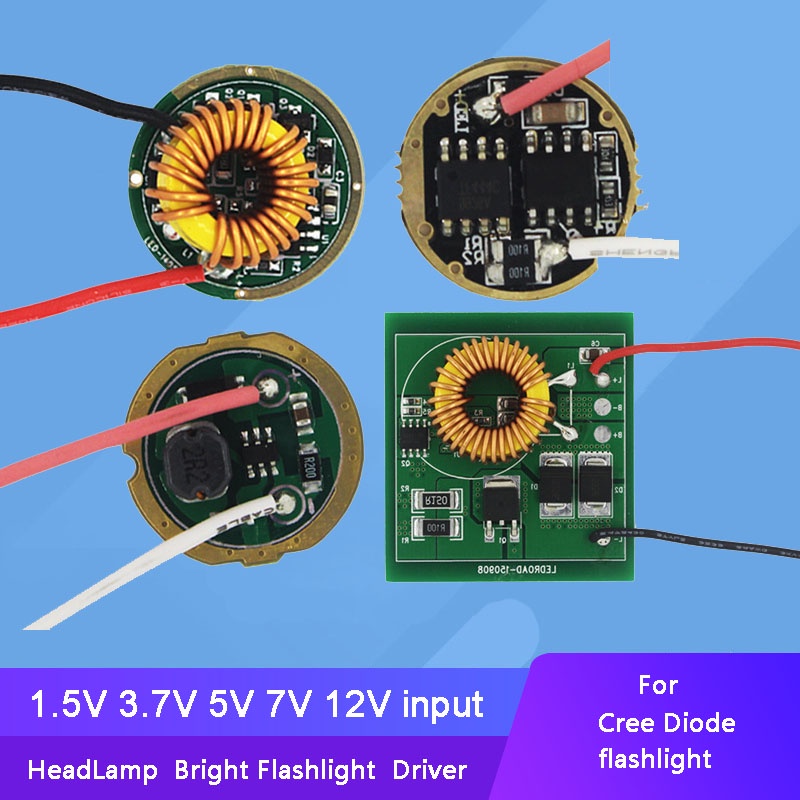 1pcs LED Driver For Cree XPE XRE XPG2 Q5 XML L2 T6 XHP50 XHP70 18650 ...