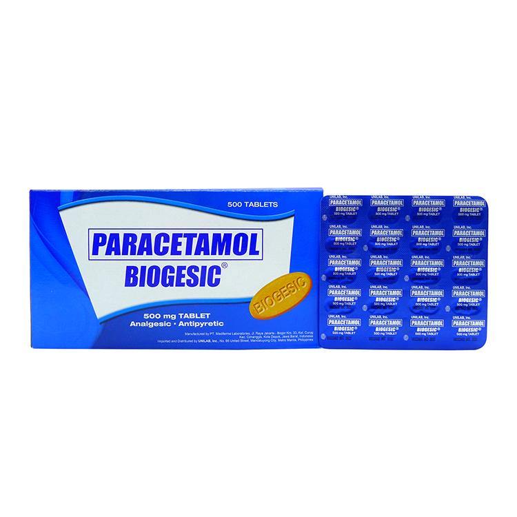 Biogesic 500mg Caplet - 20s | Shopee Philippines