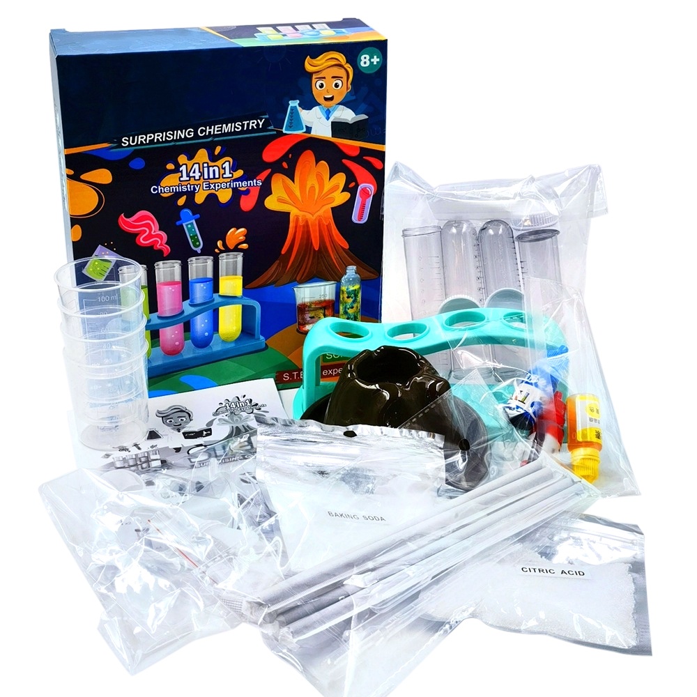 Science Experiment Kit Play Game Toys 14 DIY Science Experiments Set ...