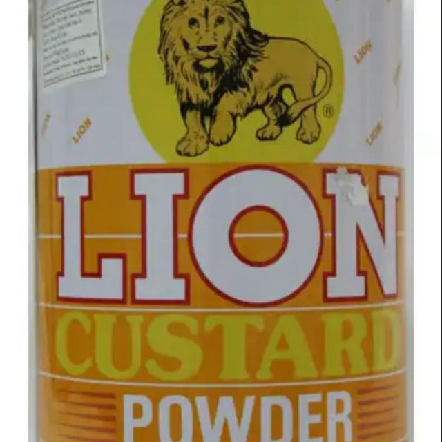 Lion powder, pure custard powder, convenient divided package of 100g ...