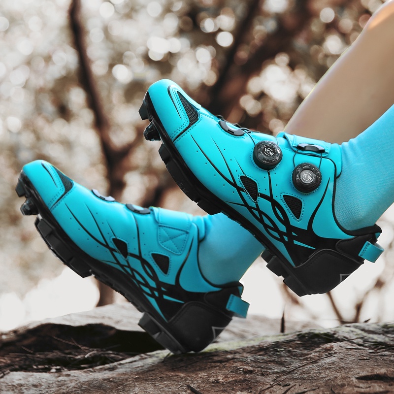 cycling shoes mtb spd cleat Self-locking mountain bike sneakers Men's ...