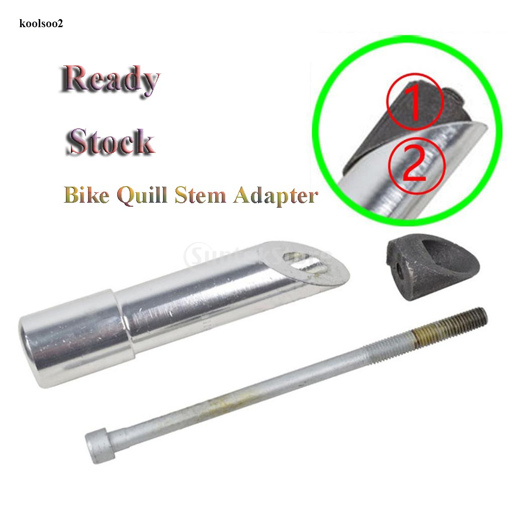 COD StockedMountain Bike Quill Adapter Stem Adaptor Riser 22.2/25.4mm ...