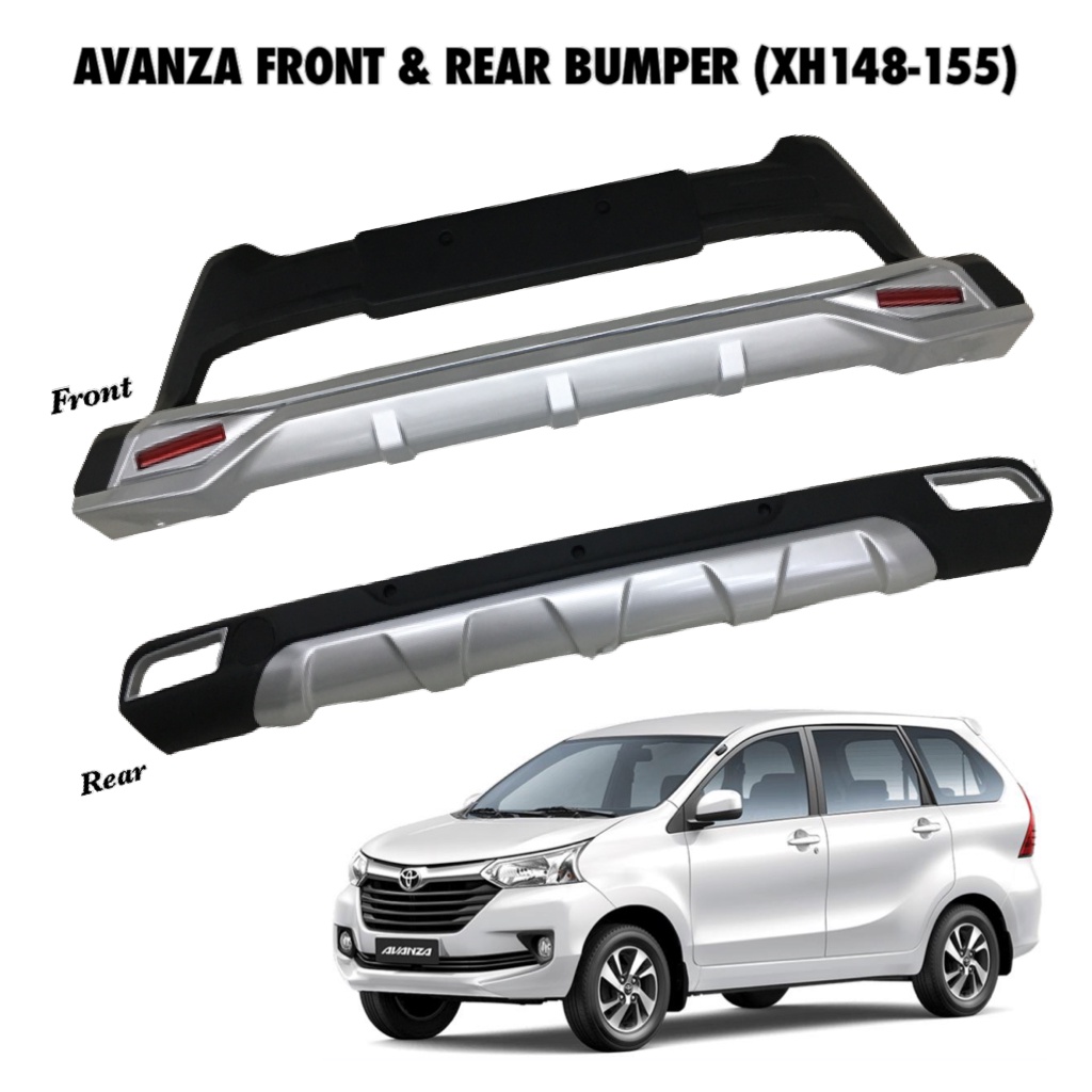CP TOYOTA AVANZA FRONT AND REAR BUMPER NUDGE (5130) | Shopee Philippines