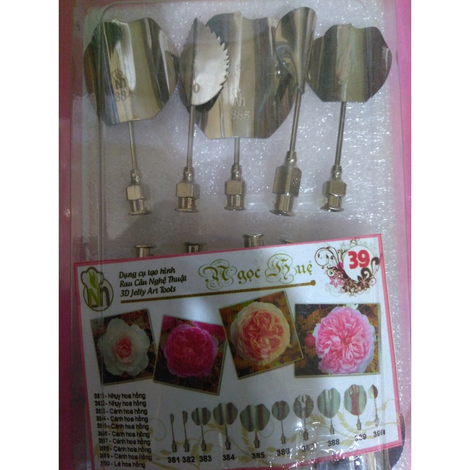 Ngoc Hue 3D jelly making tools (set number 39 - rose) | Shopee Philippines