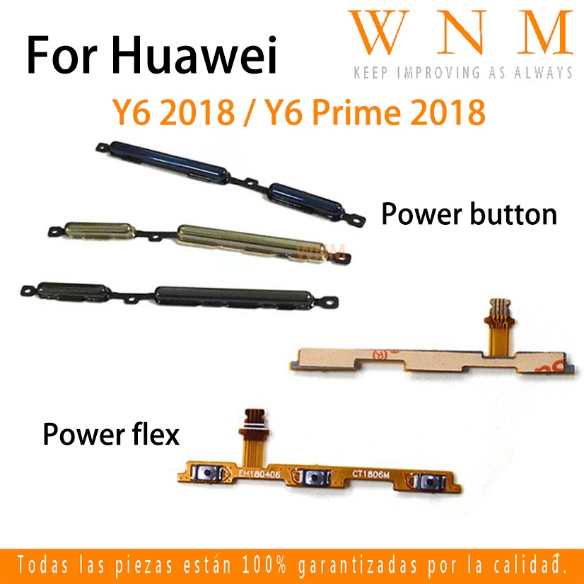 New For huawei Y6 2018 / Y6 Prime 2018 Power button flex on / off ...