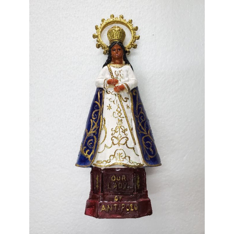 Our Lady Of Antipolo 24cm fiberglass | Shopee Philippines