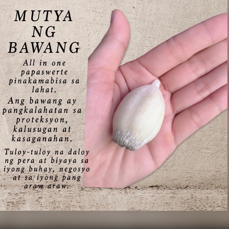 LUCKY CHARMS MUTYA NG BAWANG with freebie lucky red pouch | Shopee ...
