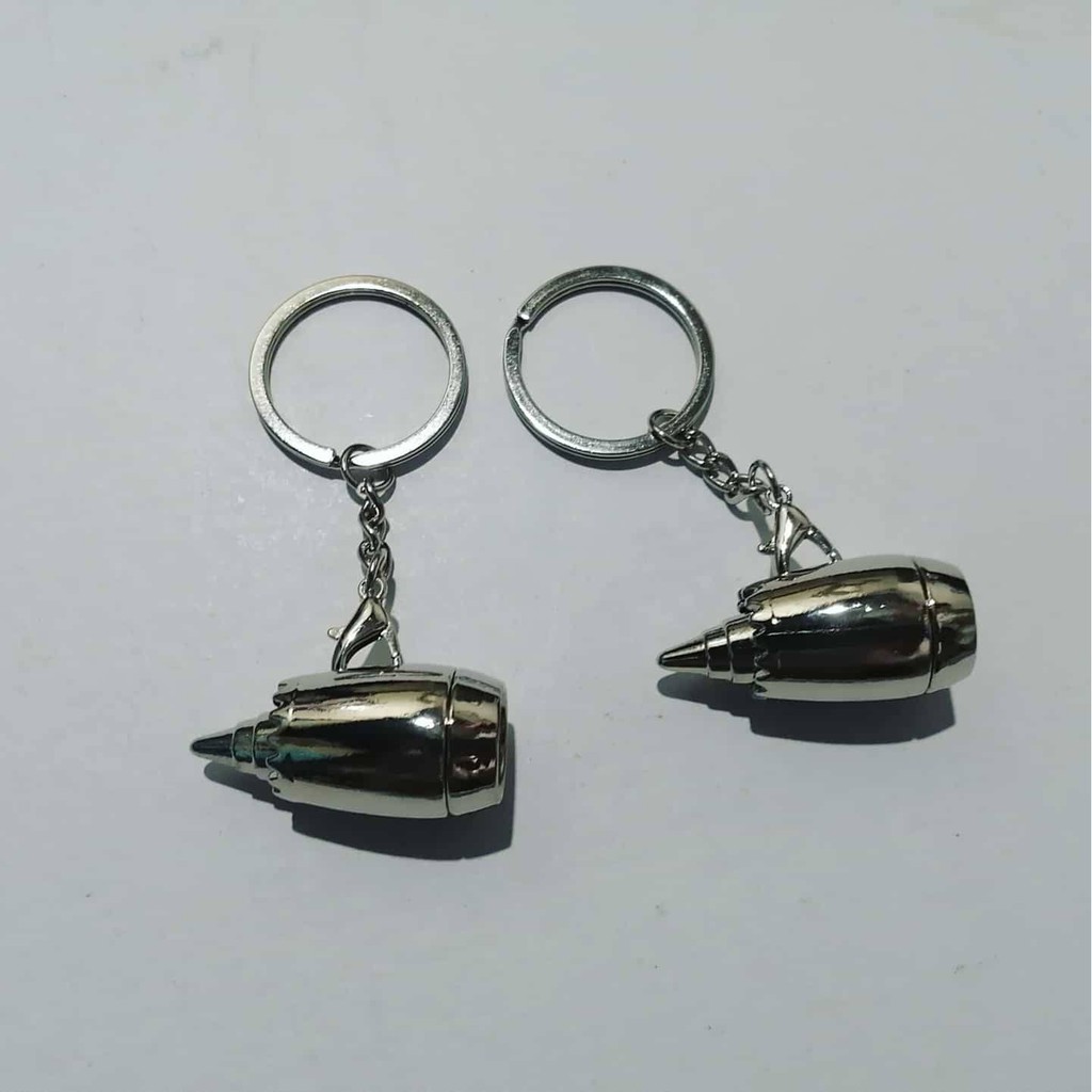 AVCRAFTZ 3D AIRPLANE TURBINE ENGINE KEYCHAIN KEY HOLDER COLLECTIBLES ...