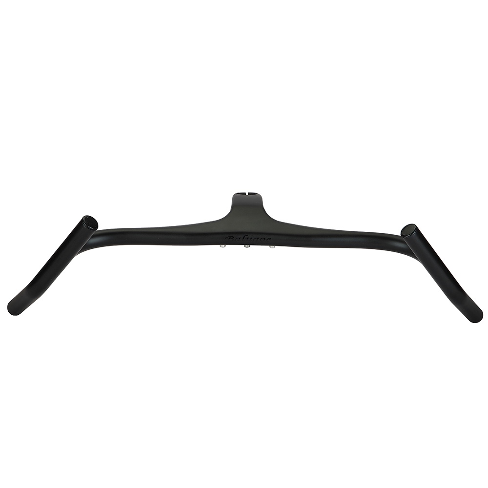 BALUGOE One Piece Stem Carbon Fiber Bike Gravel Big Cruise Handlebar ...