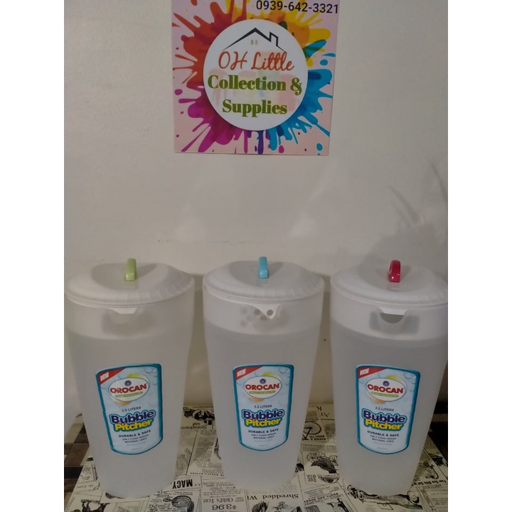 Pitcher Bubble OROCAN 2.2Liters | Shopee Philippines