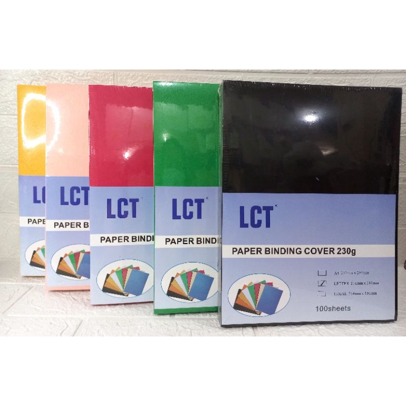 LCT/ Focus Paper Binding Cover 100 Sheets 200gsm | Shopee Philippines