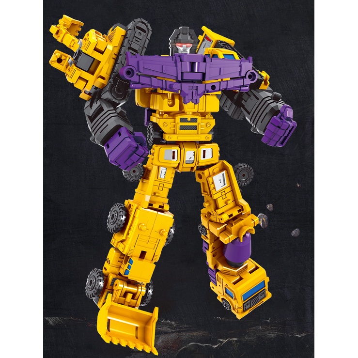 Transformation 6 in 1 Model Defensor Devastator Toys Action Figure ...