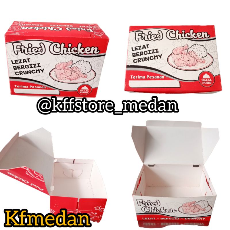 Snack Box / Box / KFC Box Color 12×15cm (Per Pcs) | Shopee Philippines