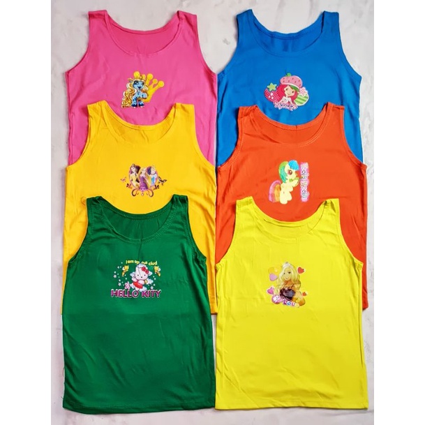 6pcs. Cotton sando for kids (2-4 yrs old) | Shopee Philippines