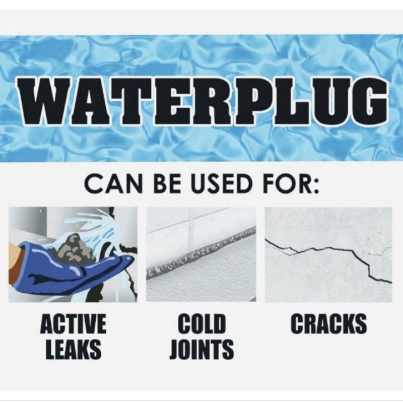 Waterplug Fast Setting Cement | Shopee Philippines