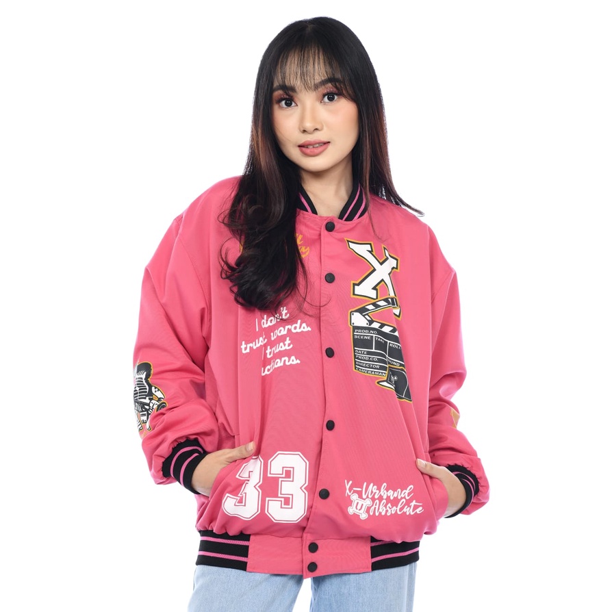 X Urband Absolute Jacket Girls Varsity Bomber Original Korean Women ...