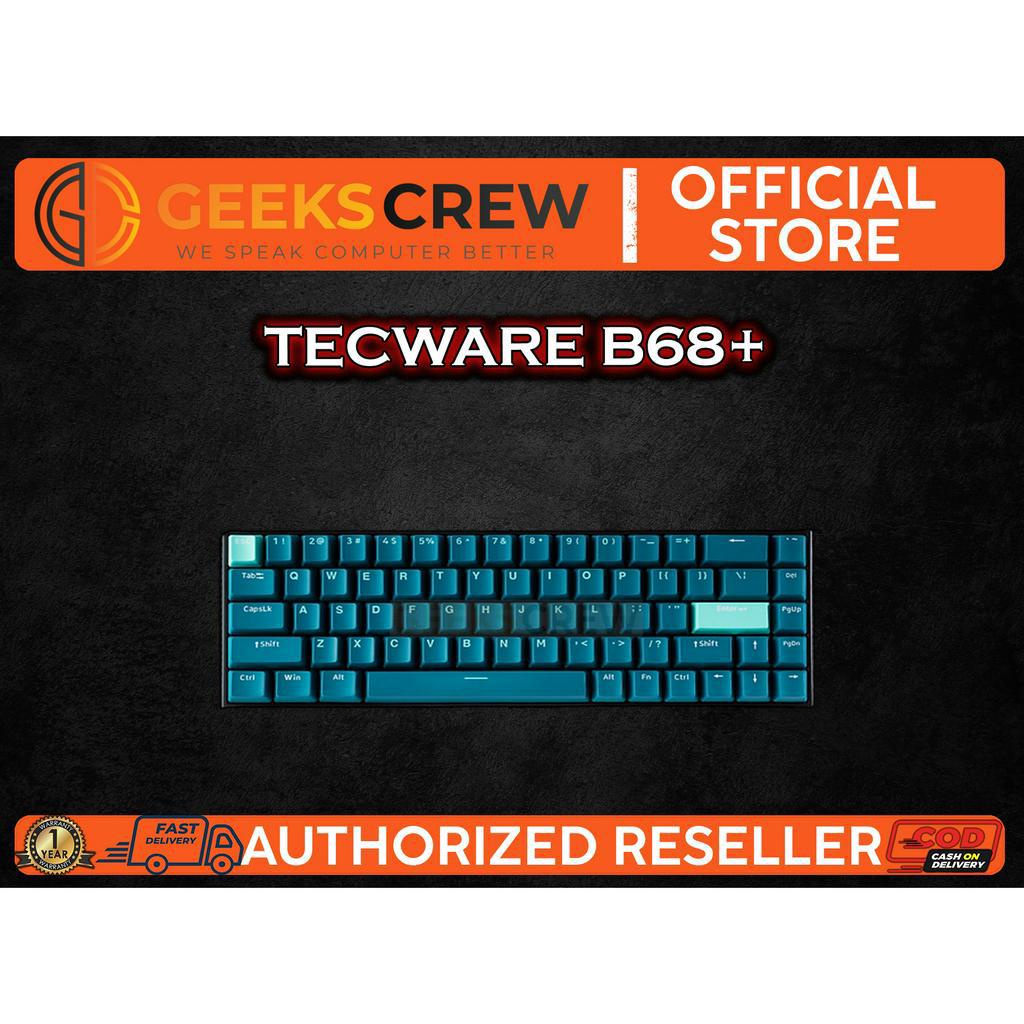 Tecware B68+ Wireless Mechanical Keyboard (Black) | Shopee Philippines