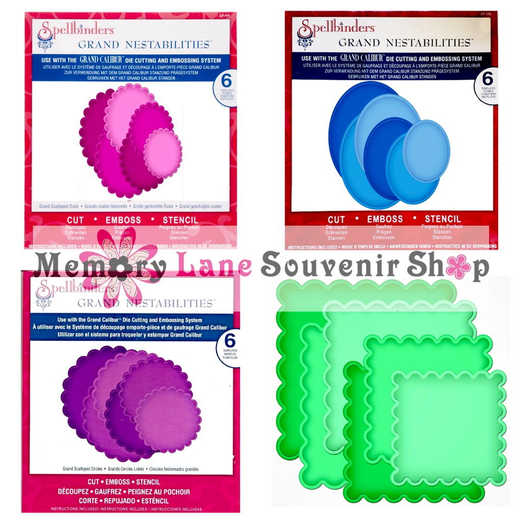 Spellbinders Grand Nestabilities Cutting Dies(Grand) | Shopee Philippines