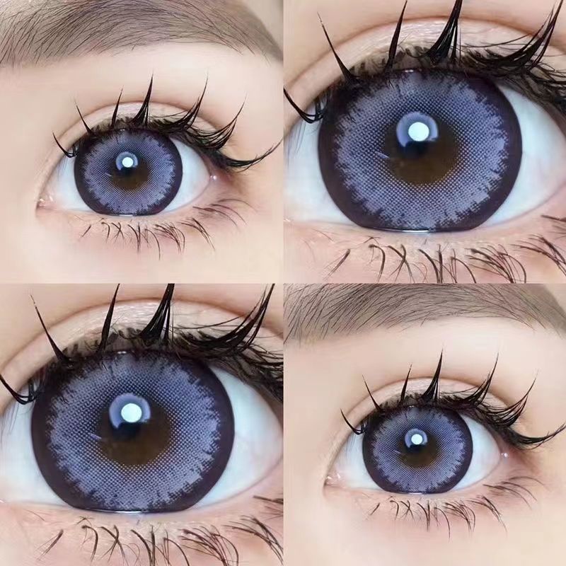 Retro Big Eye Contact lens, Sweet Fruit Blue Contact Lenses | Shopee ...