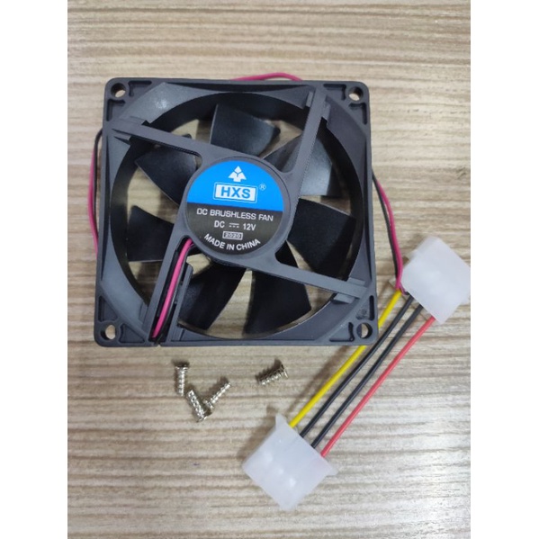 Casing Fan 80mm Black with Screws | Shopee Philippines