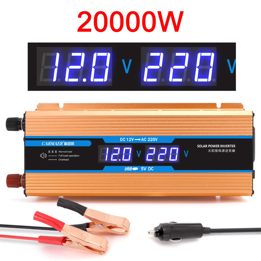 Power Inverter 12v to 220v 7000 watts 20000 watts Car Inverter 12v to ...