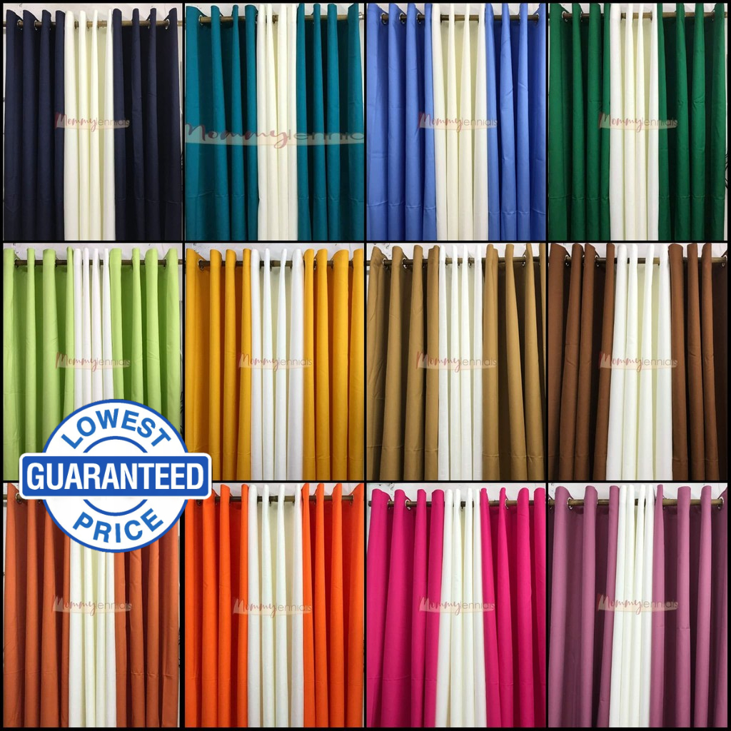 MM 3in1 Set Elegant Ring Curtain For Window Door Home Room Decor ...