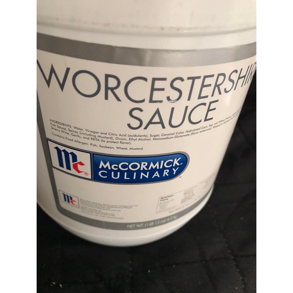 McCormick Worcestershire Sauce 4.2kgs | Shopee Philippines