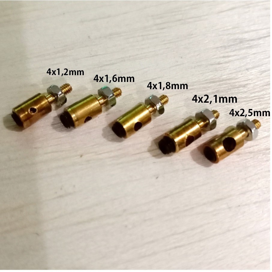 (6pcs) Servo Pushrod Linkage Stopper 4mm x 2.5mm Servo push rod lock RC ...