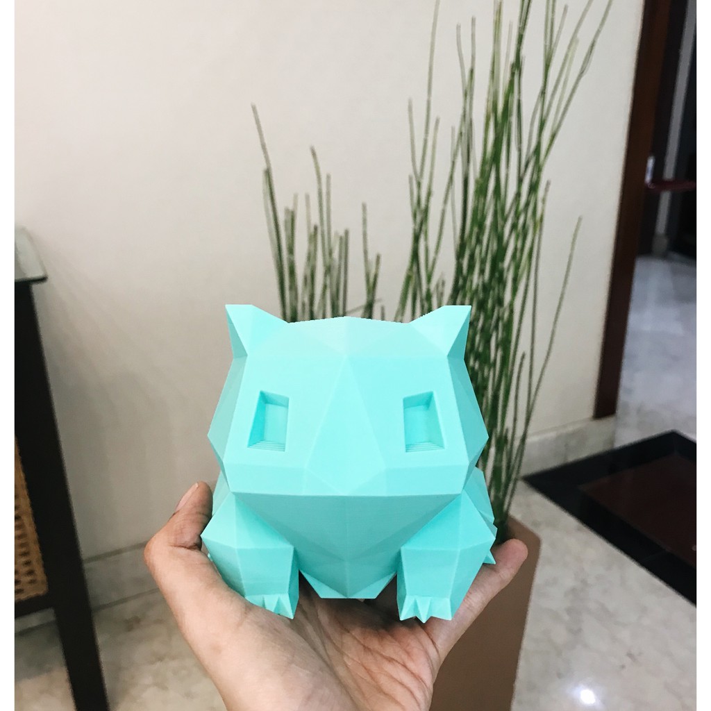 Low Poly Bulbasaur Planter Pot | Shopee Philippines