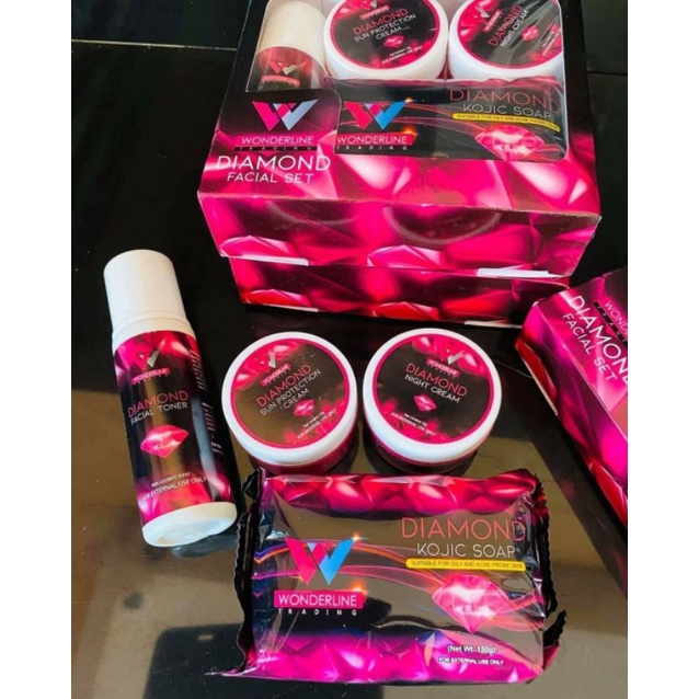 Authentic Diamond Rejuvenating Facial Set by Wonderline | Shopee ...