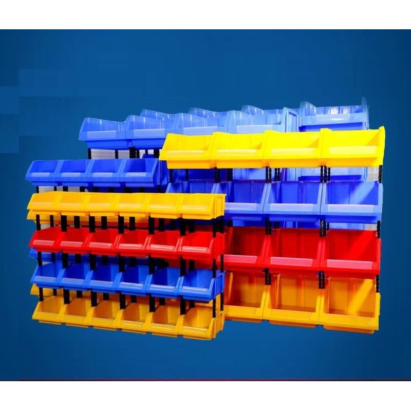 Stackable Multi Tool Industrial Storage Bin Basket Hardware Organizer ...