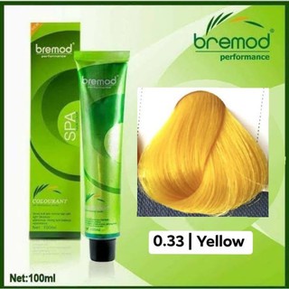 Bremod Haircolor 0.33 (Yellow) WITHOUT OXIDIZER | Shopee Philippines