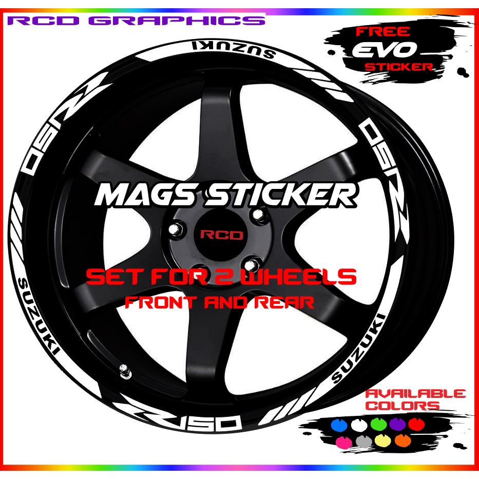 Raider R150 mags sticker set front and rear | Shopee Philippines