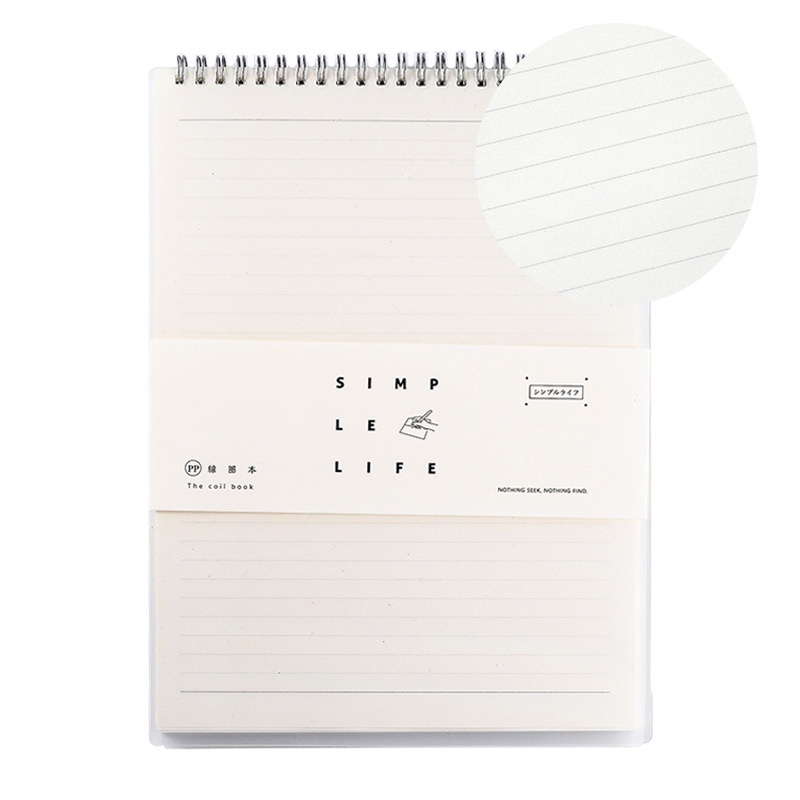 Spring Notebook A4/A5/B5 Flip Up Loose-Leaf Book Steno Notebook ...