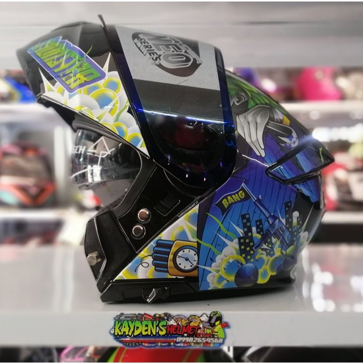 SPYDER FORCE NEO SERIES - MODULAR DUAL VISOR HELMET FREE LENS ...