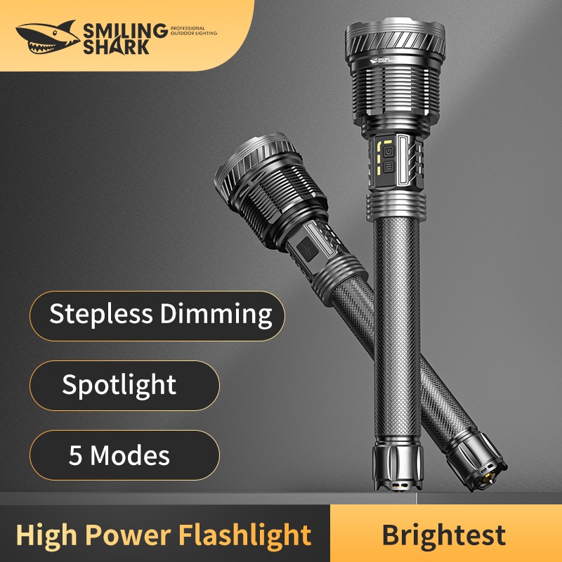 Original SmilingShark SD0929 Led P360 16000LM Torch Light Powerful ...