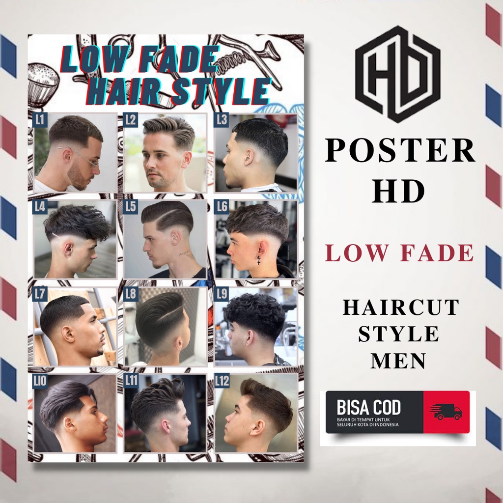 Hd poster - Men's barbershop poster 2022 LOW FADE model - Youth's ...