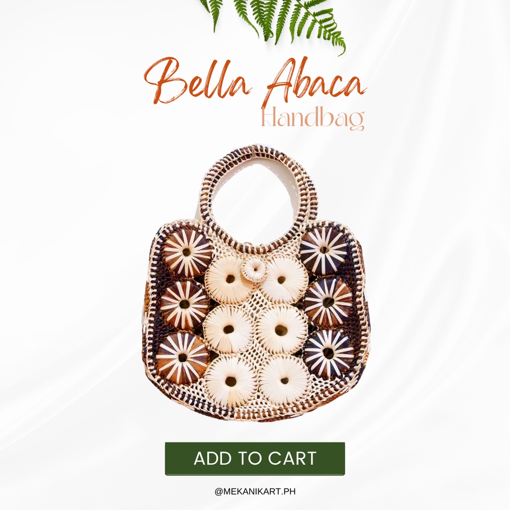 Abaca Bella Button Native Hand Bag [Heart Evangelista-Inspired ...