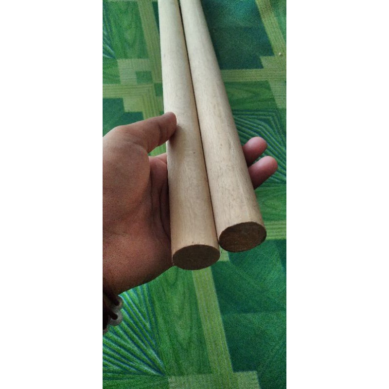 KAYU Dowel or wooden stick macrame material 2,4cm length 20cm, 30cm and ...