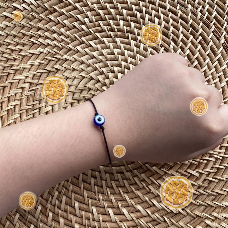 [artenuebe] evil eye string permanent bracelet | Shopee Philippines