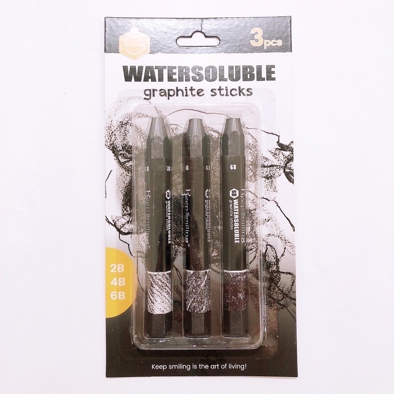 PENNY #watersoluble graphite sticks set of 3/ charcoal stems | Shopee ...