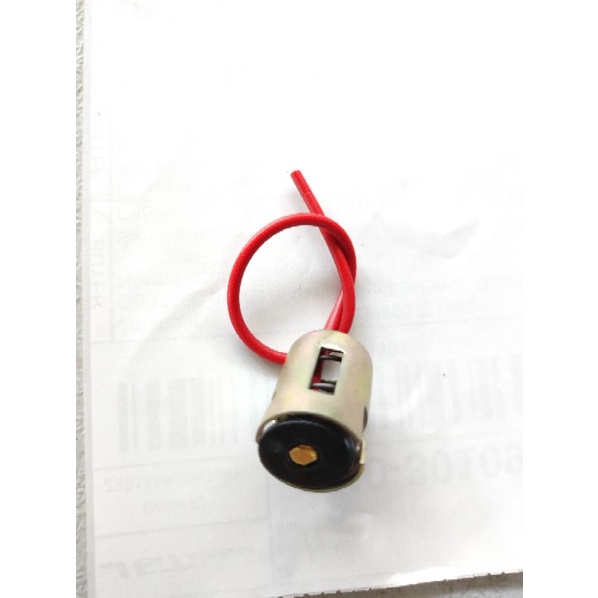 flasher bulb socket with spring. single wire and heavy duty wire ...